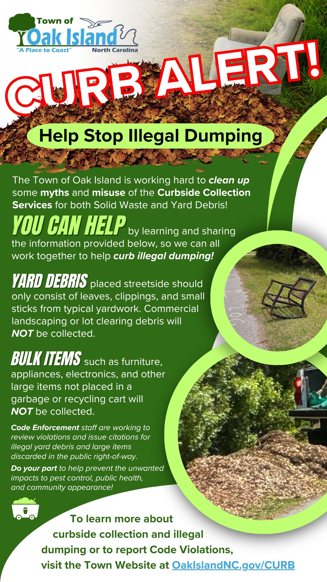 Curb Dumping - Town of Oak Island, NC
